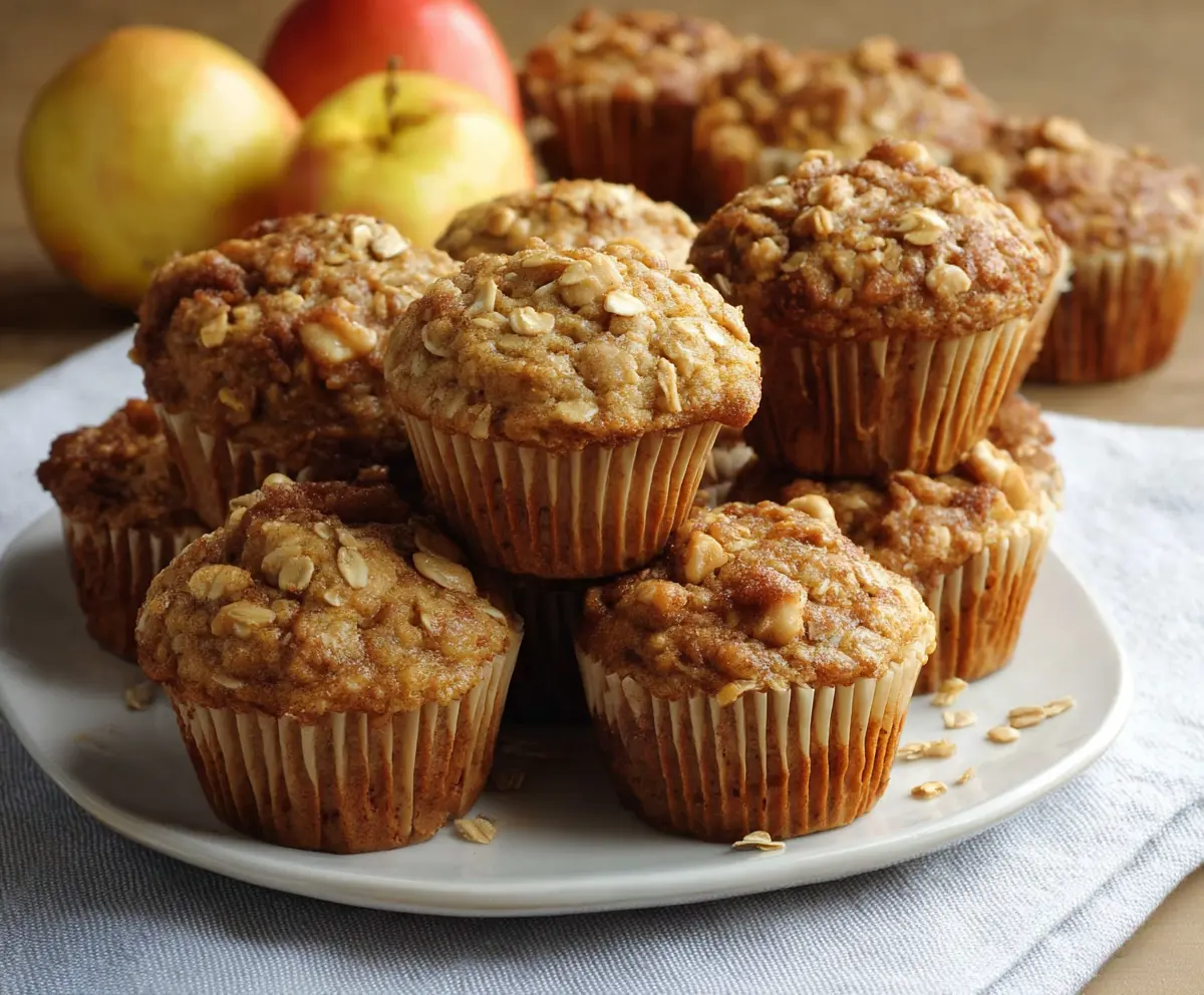 Delicious Apple Cinnamon Oat Muffins Recipe