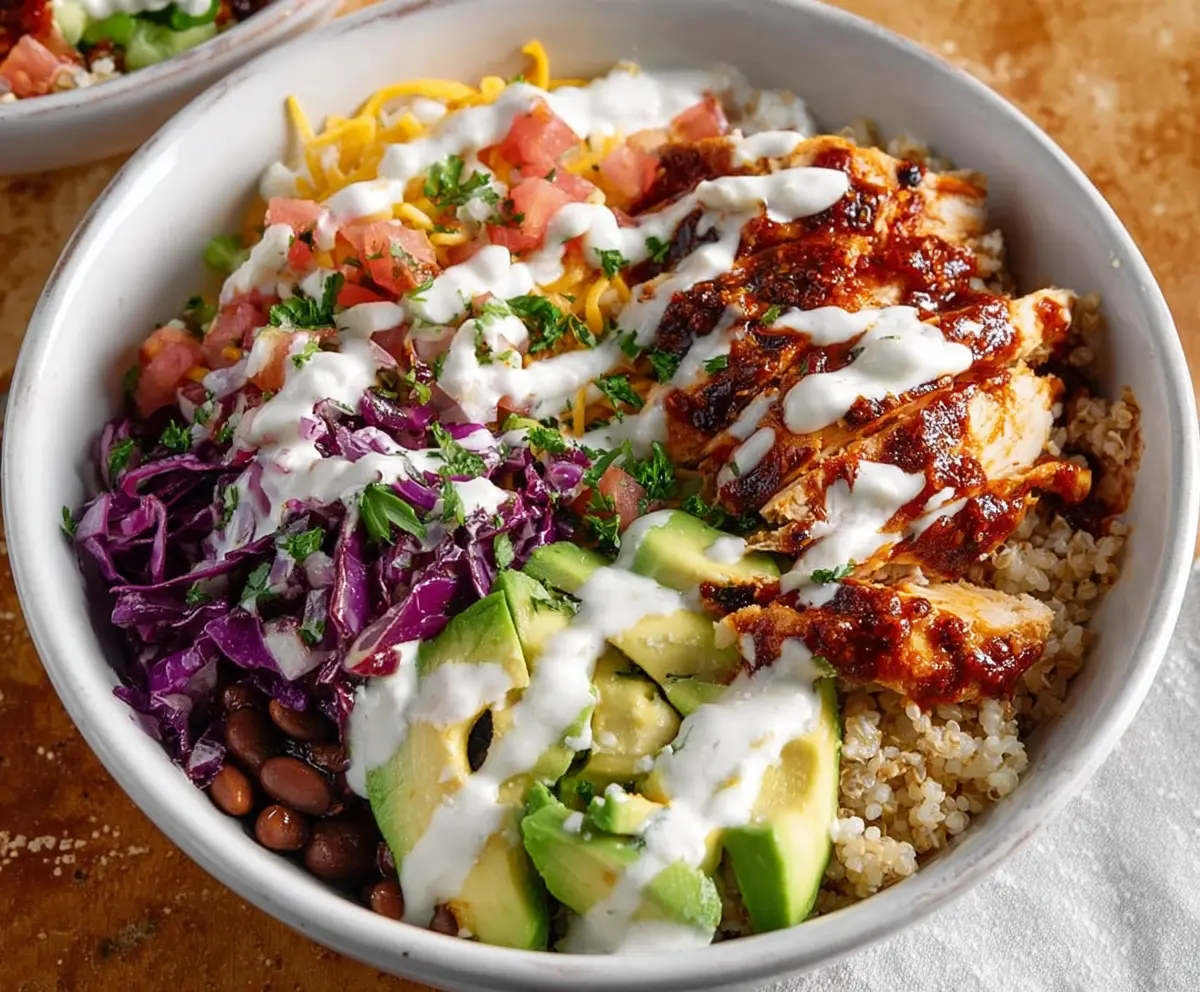 BBQ Chicken Ranch Bowl Recipe | Delicious & Easy