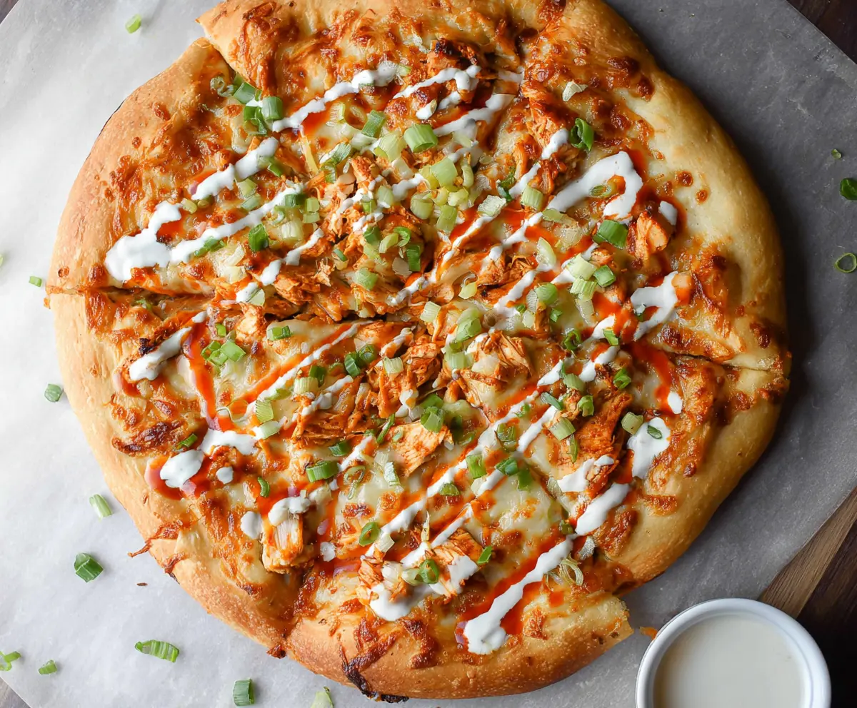 Buffalo Chicken Pizza Recipe | Spicy & Delicious