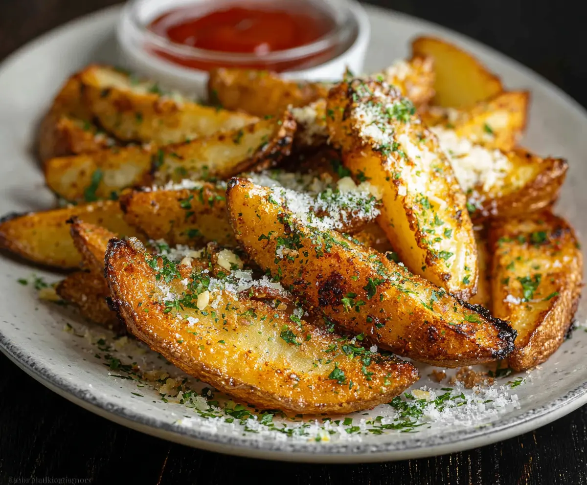 Crispy Seasoned Potato Wedges Recipe