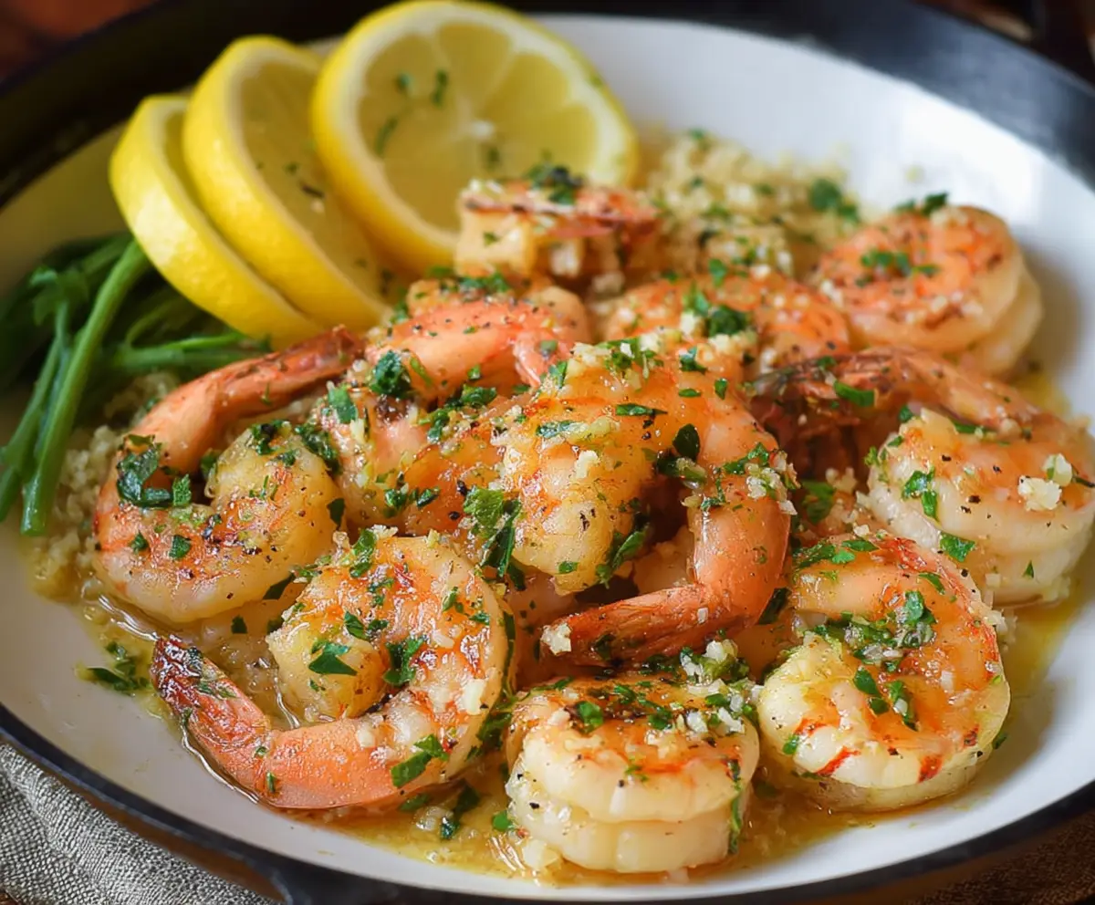 Lemon Butter Garlic Shrimp Recipe | Delicious & Easy