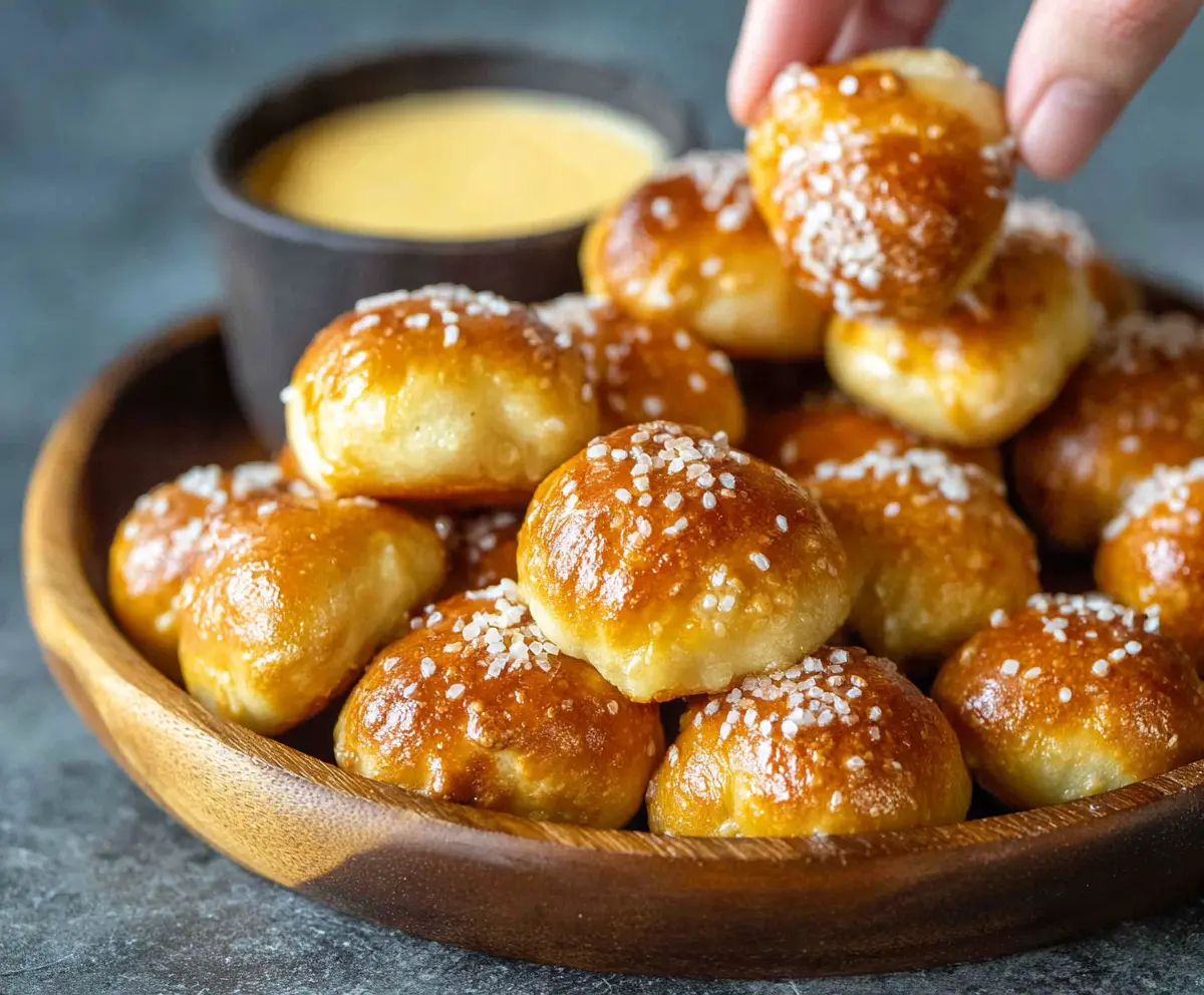 Easy Two-Ingredient Dough Pretzel Bites Recipe