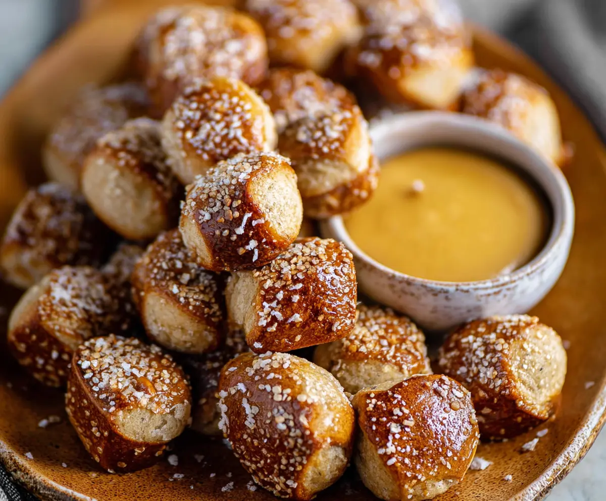 Yeast-Free Sourdough Discard Pretzel Bites Recipe
