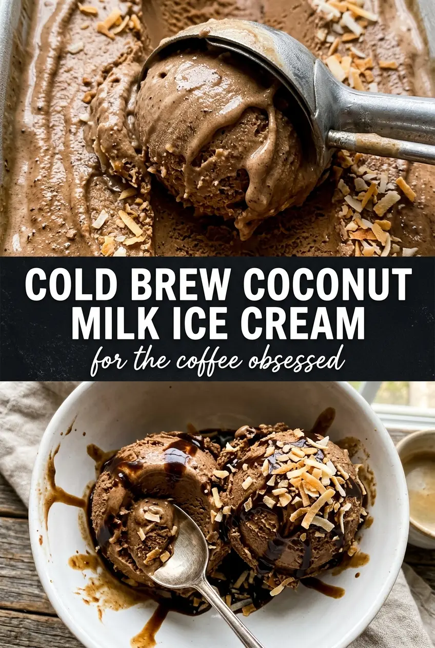 Cold Brew Coffee Coconut Milk Ice Cream (Dairy-Free)
