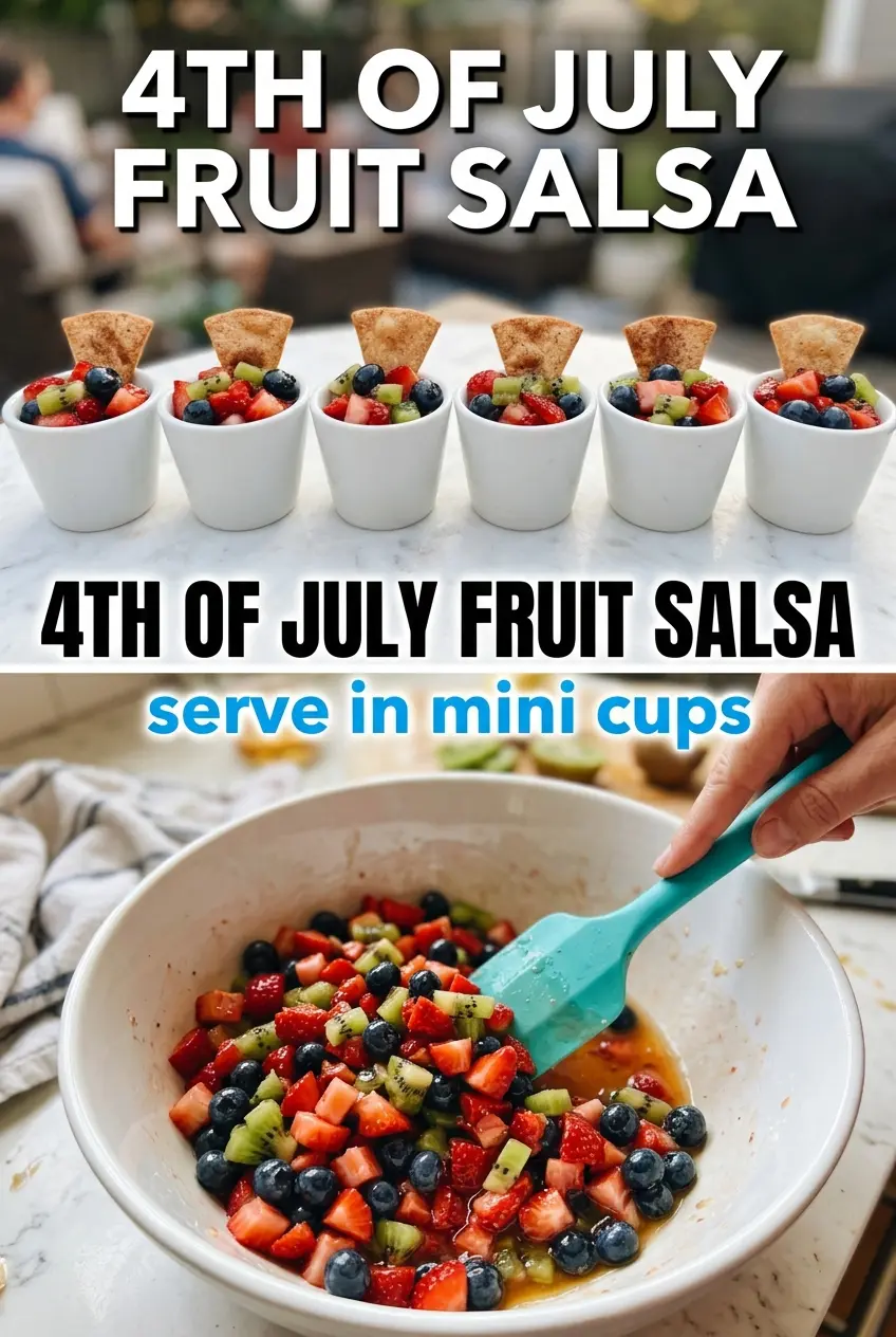 4th of July Fruit Salsa | Honey-Lime Summer Dip