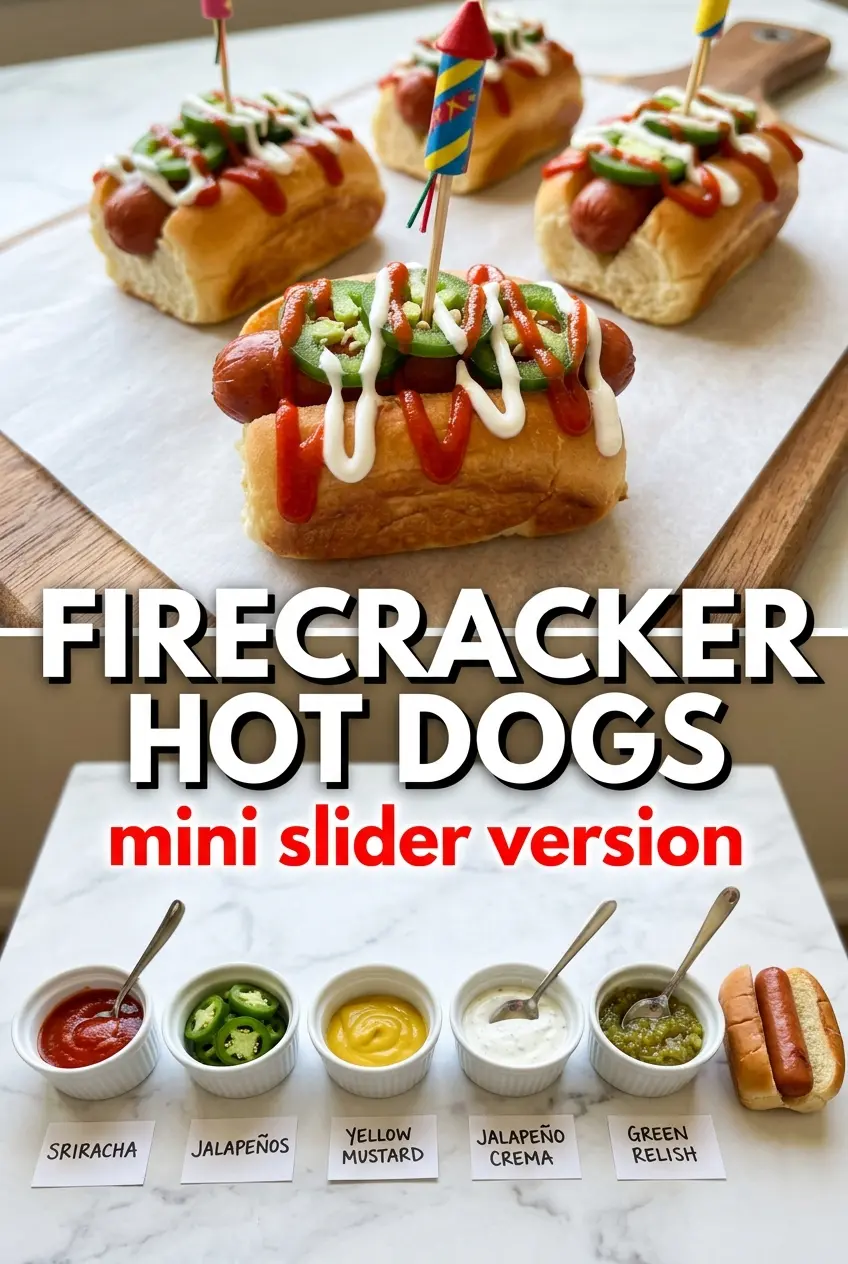 Firecracker Hot Dogs (Grilled Jalapeño Relish)